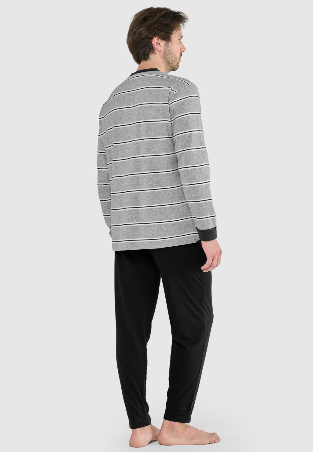 Pyjama Homme Long long tricoté Jersey -temps pour hommes | El Búho Nocturno